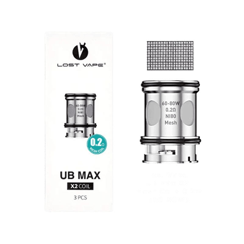 Lost Vape UB Max X2 Mesh Coils 0.2Ω - VaperBG.com