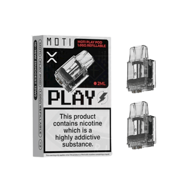 Moti Play Pod Cartridge 2ml 1.0Ω Mesh - VaperBG.com
