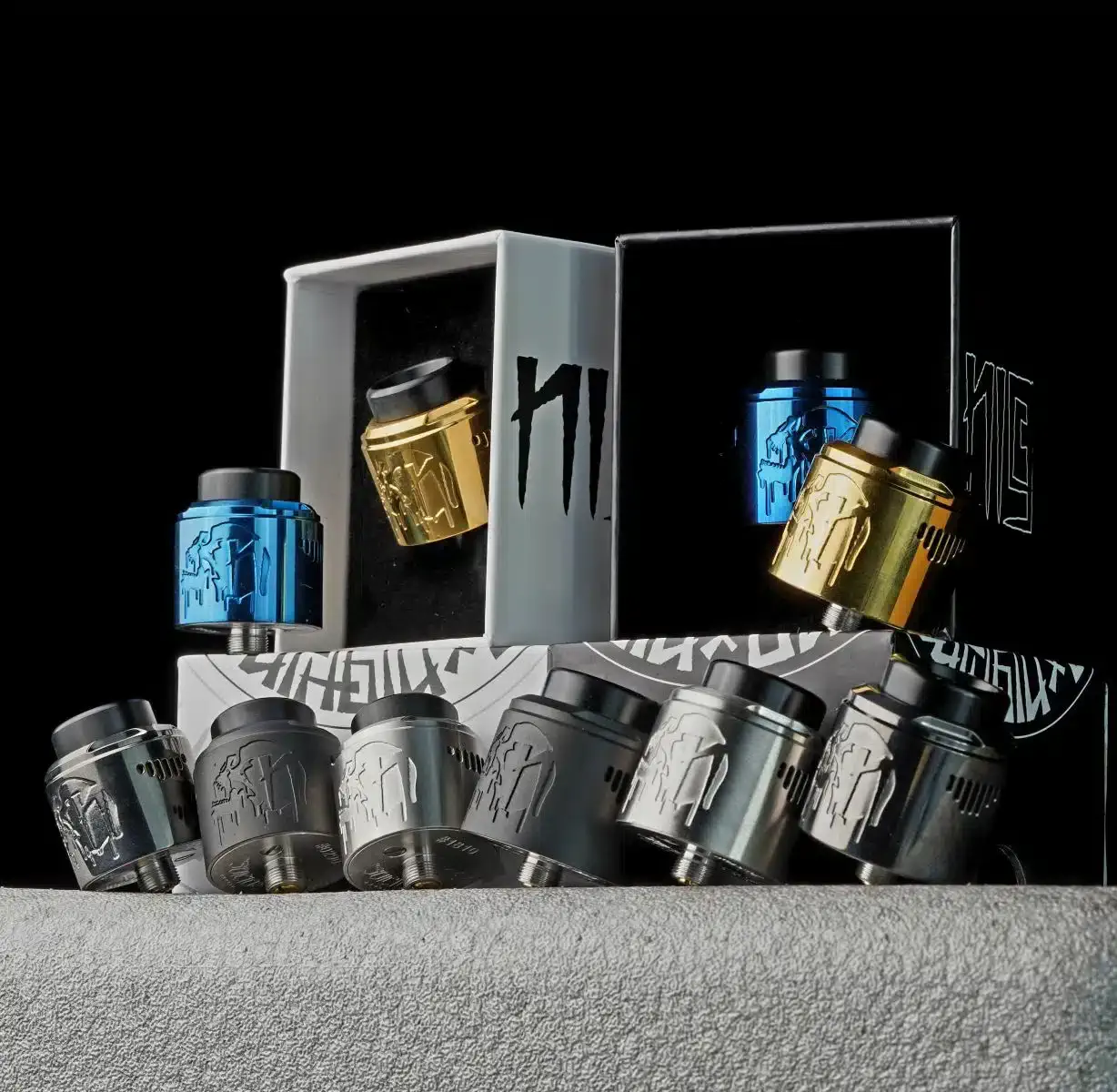 Nightmare V2 RDA 28mm Matte Black by Suicide Mods - VaperBG.com